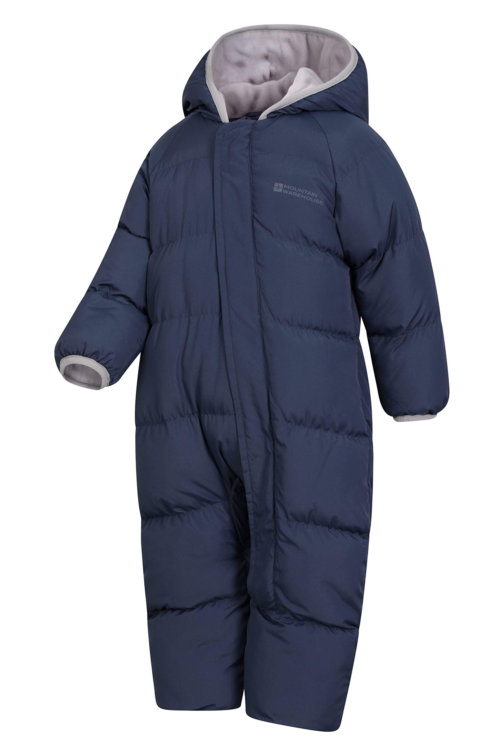 Mountain Warehouse Frosty Toddler Padded Suit - Fleece Lined Snowsuit Navy 12-18 Months