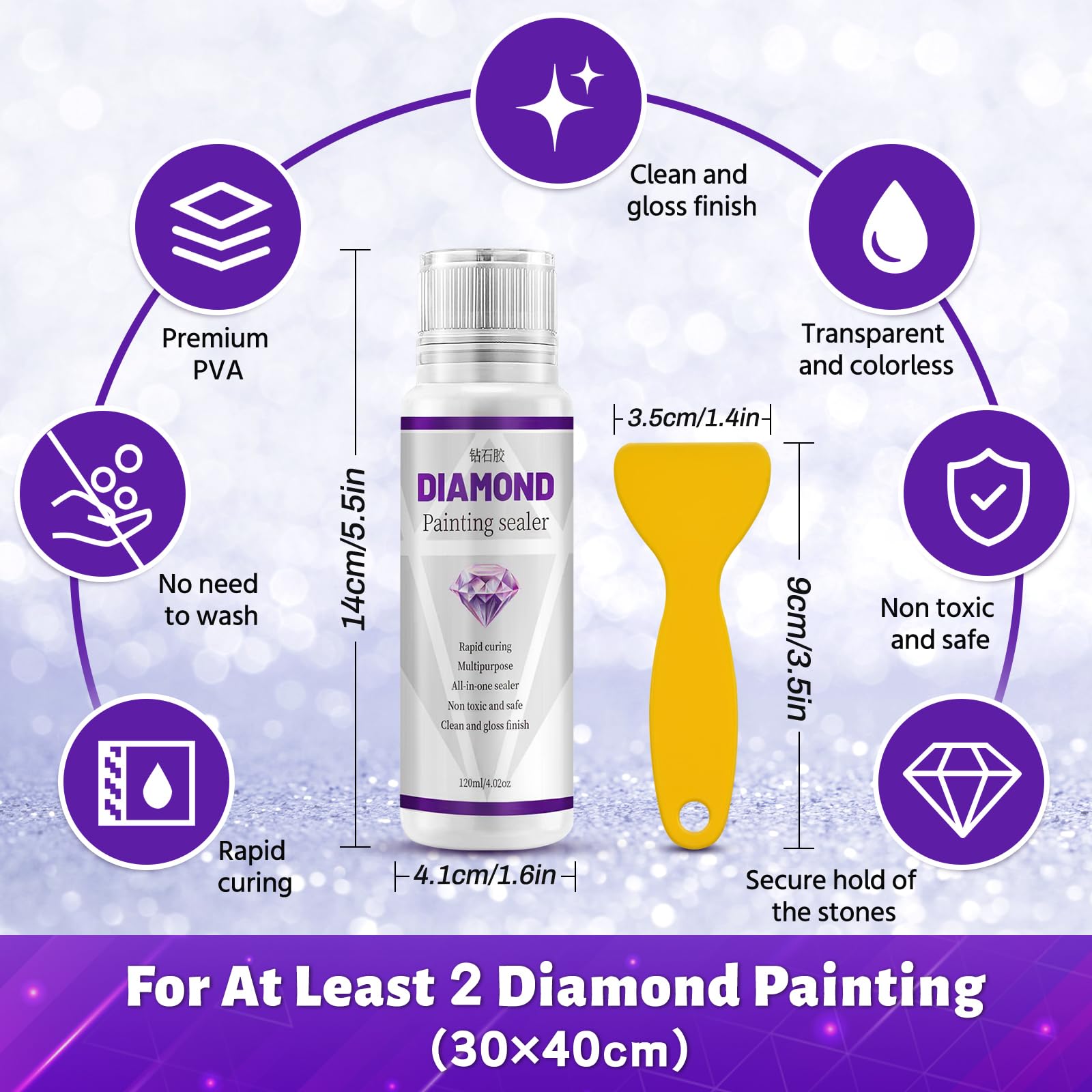 FILASLFT Diamond Painting,Paint by Diamonds for Adults, Diamond Art with Accessories & Tools,Wall Decoration Crafts,Relaxation and Home Wall Decor 12 x 16inch