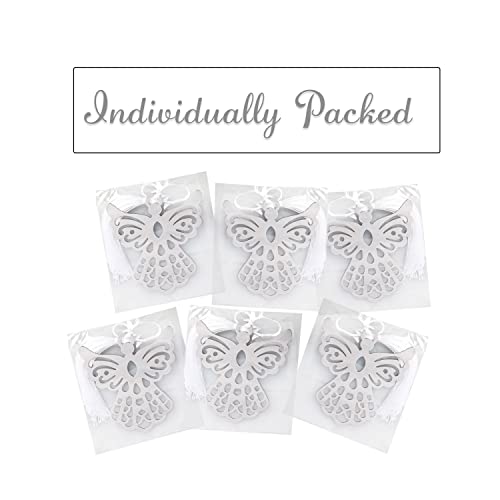 Funeral Favors Angel Bookmarks - 50 Individually Packaged Bookmarks - Celebration of Life and Memorial Gifts