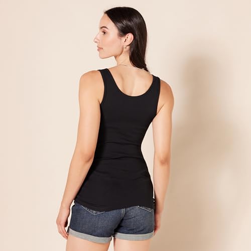 Amazon Essentials Women's Slim-Fit Tank, Pack of 2, Black/Olive, XX-Large