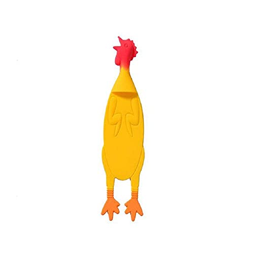 2pcs Chicken Bookmarks Funny for Kids Book Lovers, Cute Page Marker, Cool Animal Bookmark Set, Silicone Clip Bookmarks ,Unique Gift Ideas