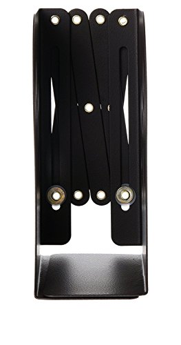 Y-H Decorative Metal Iron Bookends,Holder Stand Desk Heavy Duty Nonskid Adjustable Bookend (Black)