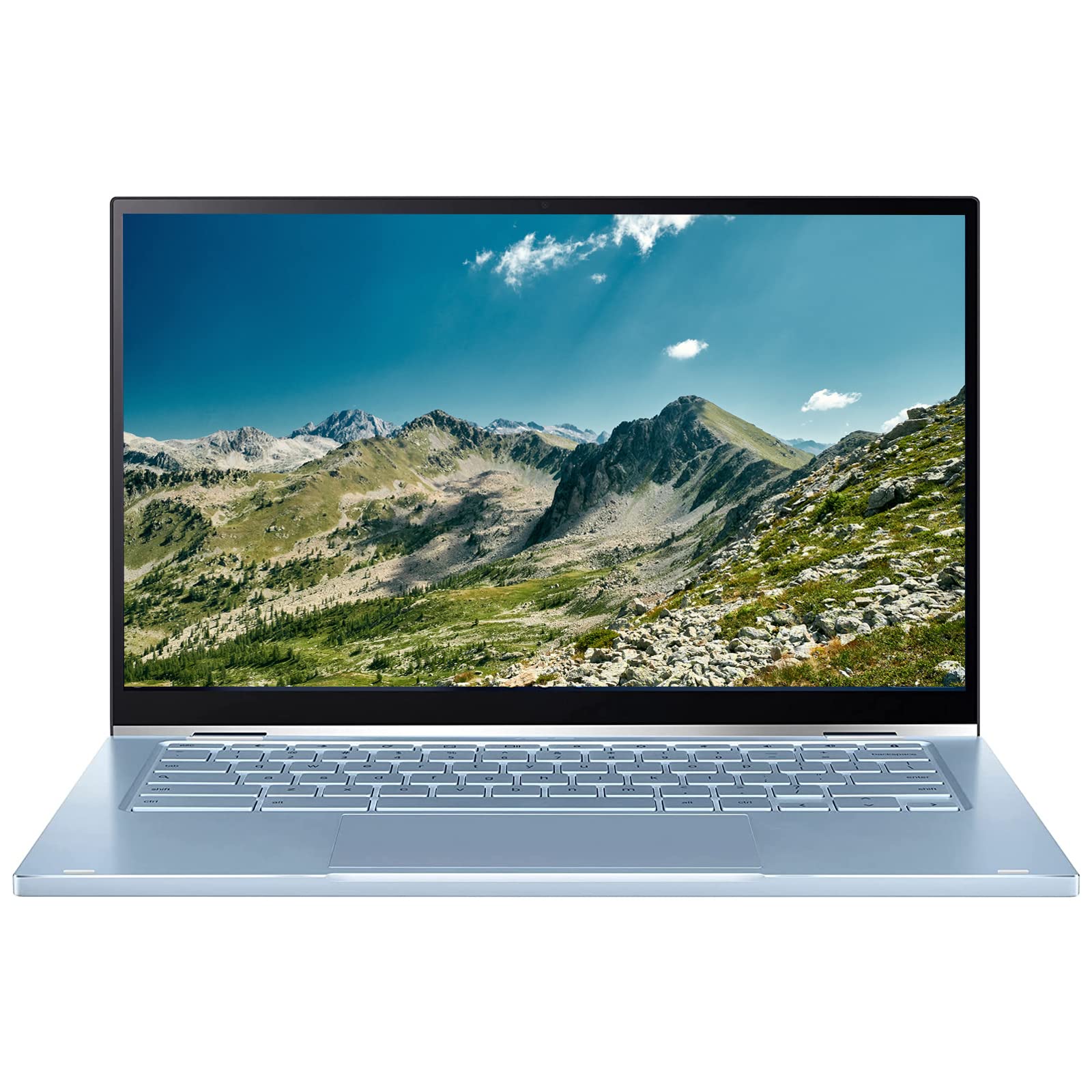Asus 2022 Chromebook Flip 14'' FHD 2-in-1 Touchscreen Convertible Laptop Computer for Home and Student, Intel Core M3-8100Y, 8GB RAM 64GB eMMC + 128GB SD Card, HD Graphic, Webcam, Chrome OS