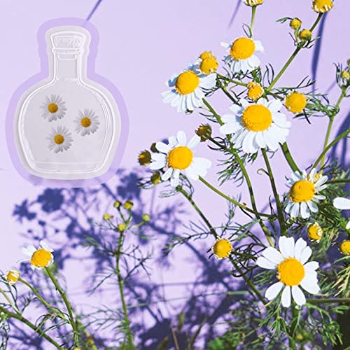 40 Pcs Flower Bookmarks Pressed Flower Bookmark Dried Flower Bookmarks DIY Bookmarks Clear Drift Bottle Bookmark for Woman