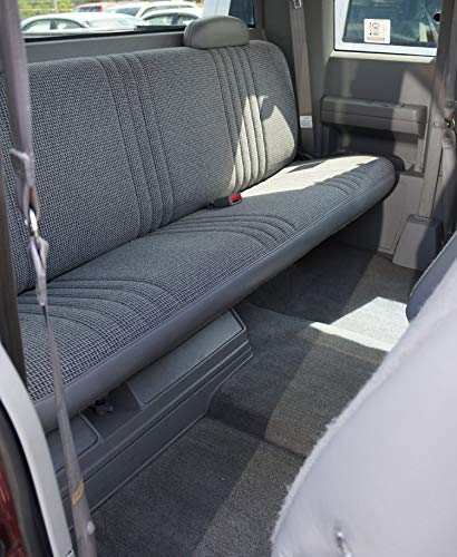Compatible with Chevy C/K Silverado or GMC Sierra Full Size Extended Cab Truck 1988-1998 Single 12" Subwoofer Sub Box Speaker Enclosure