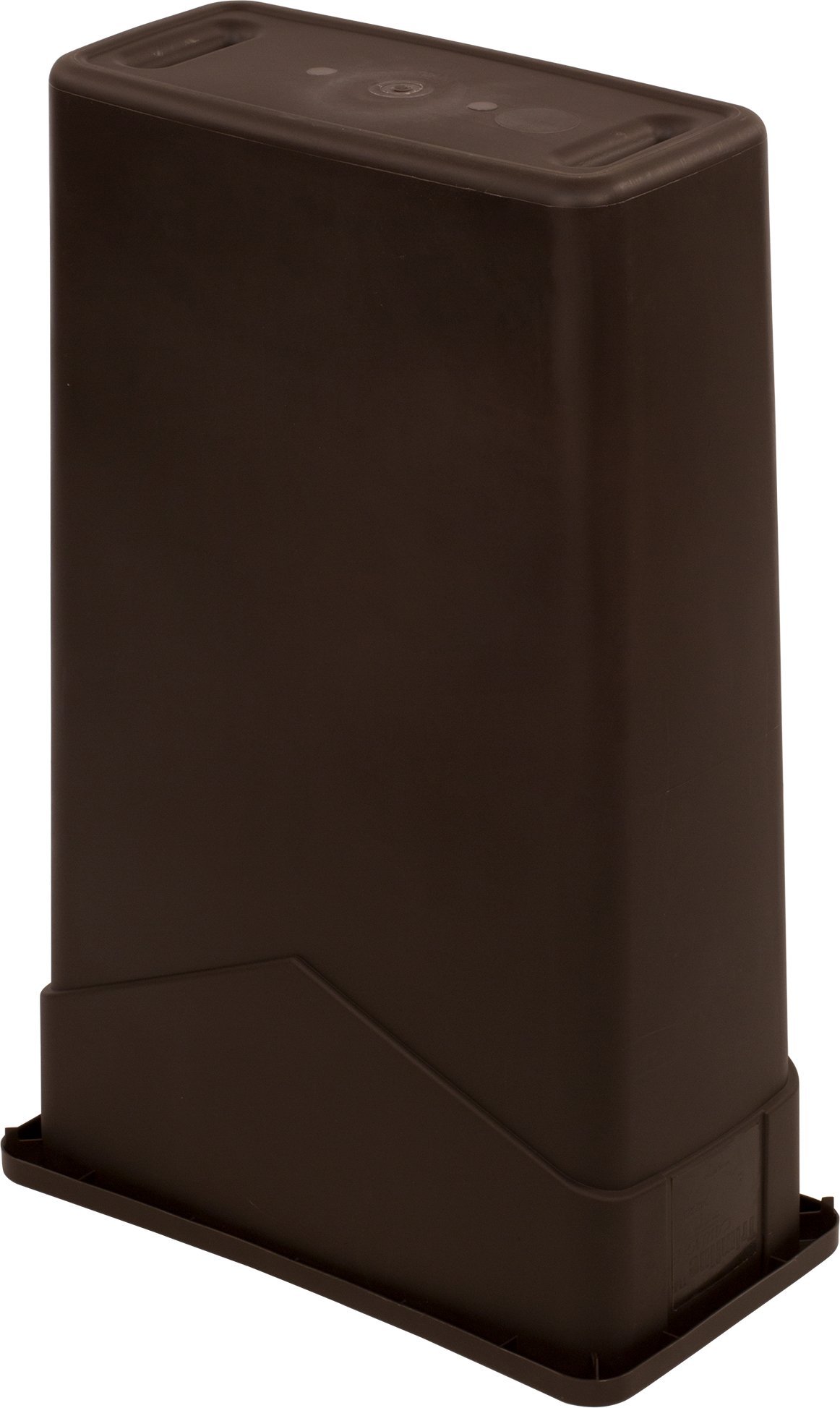 Carlisle FoodService Products 34202369 TrimLine Polyethylene Waste Container, 23 Gallon Capacity, 20" Length x 11" Width x 29.88" Height, Dark Brown (Case of 4)
