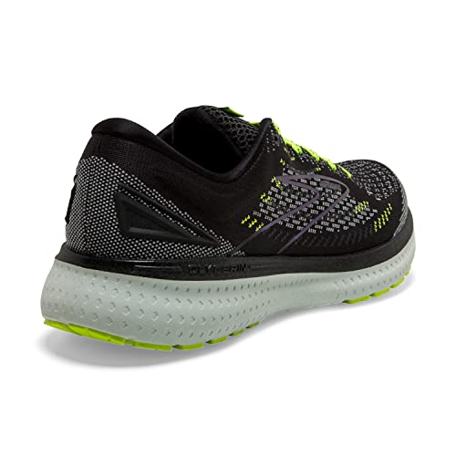 Brooks Women's Glycerin 19 Neutral Running Shoe - Black/Nightlife/Spa Blue - 11