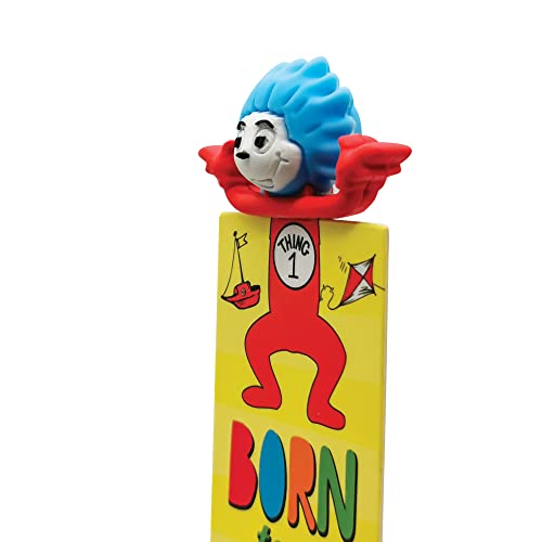 Raymond Geddes Dr Seuss 3D Bookmarks (Box of 24) - 3D Character Bookmarks with 3 Unique Designs - Fun Bookmarks for Kids and Booklovers
