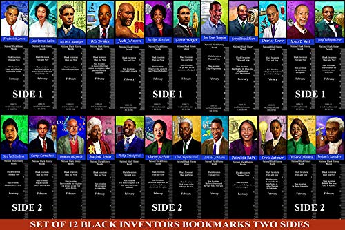 Black Inventors Bookmark Set 12 (BNVKSET)