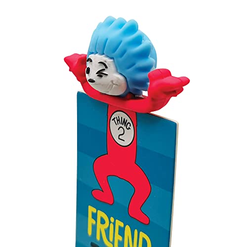 Raymond Geddes Dr Seuss 3D Bookmarks (Box of 24) - 3D Character Bookmarks with 3 Unique Designs - Fun Bookmarks for Kids and Booklovers