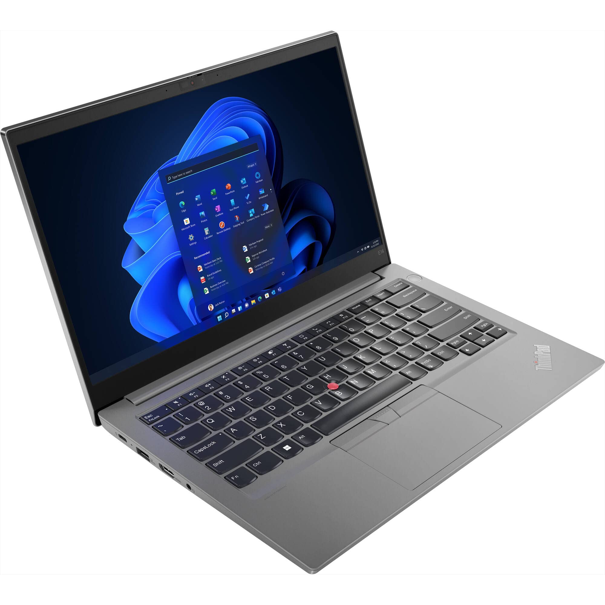 Lenovo ThinkPad E14 Gen 4 Business Laptop 14.0" 60Hz Full HD + IPS Display (Intel i7-1255U 4-Core, 24GB RAM, 1TB PCIe SSD, Intel Iris Xe, WiFi 6, BT 5.1, Integrated Webcam, Win11P) w/Hub