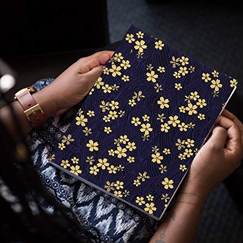 Book Flowers Book Sleeve Sleeve Cherry Flower Book Covers Book Protector Scrapbook Cover Journal Cover for Paperback A5 Book Lover Gift Book Hard Books Cover