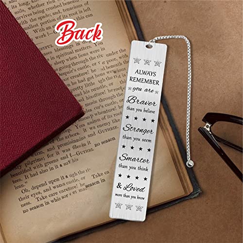 Jzxwan Son Gifts from Mom and Dad，Personalized Birthday Graduation Gifts for Son, Sometimes You Forget You're Awesome Bookmark for Son
