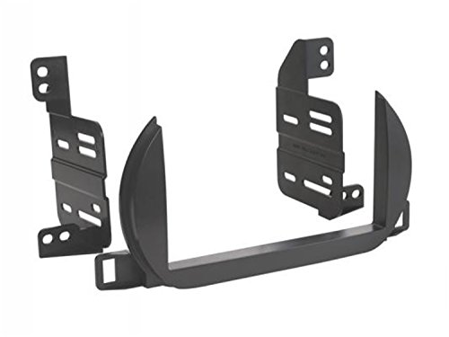 Scosche NN1646B Compatible with 2002-04 Nissan Altima ISO Double DIN Dash Kit Black