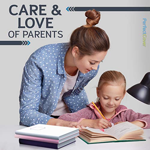 7 Pack Stretchable Book Covers - Multiple Colors Durable, Washable, Reusable and Protective Jackets for Hard Cover Schoolbooks and Textbooks - by PerfectCover (7-Pack, Set-2)