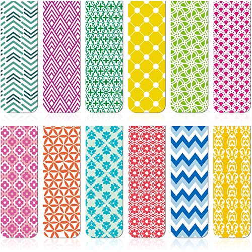 24 Pcs Magnetic Bookmarks Magnetic Page Markers Bookmarks for Women Page Markers for Students Teachers Reading Christmas Bookmark Present (Colorful Style)