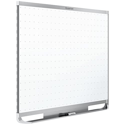 Quartet Magnetic Whiteboard, White Board, Dry Erase Board, 8' x 4', Silver Aluminum Frame, Prestige 2 Total Erase (TEM548A)