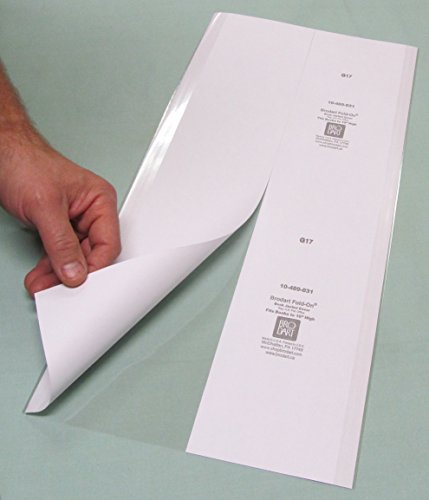 20 Yard Roll of 10" Brodart Fold-On Book Jacket Covers - Center-Loading, Clear Mylar, Adjustable…