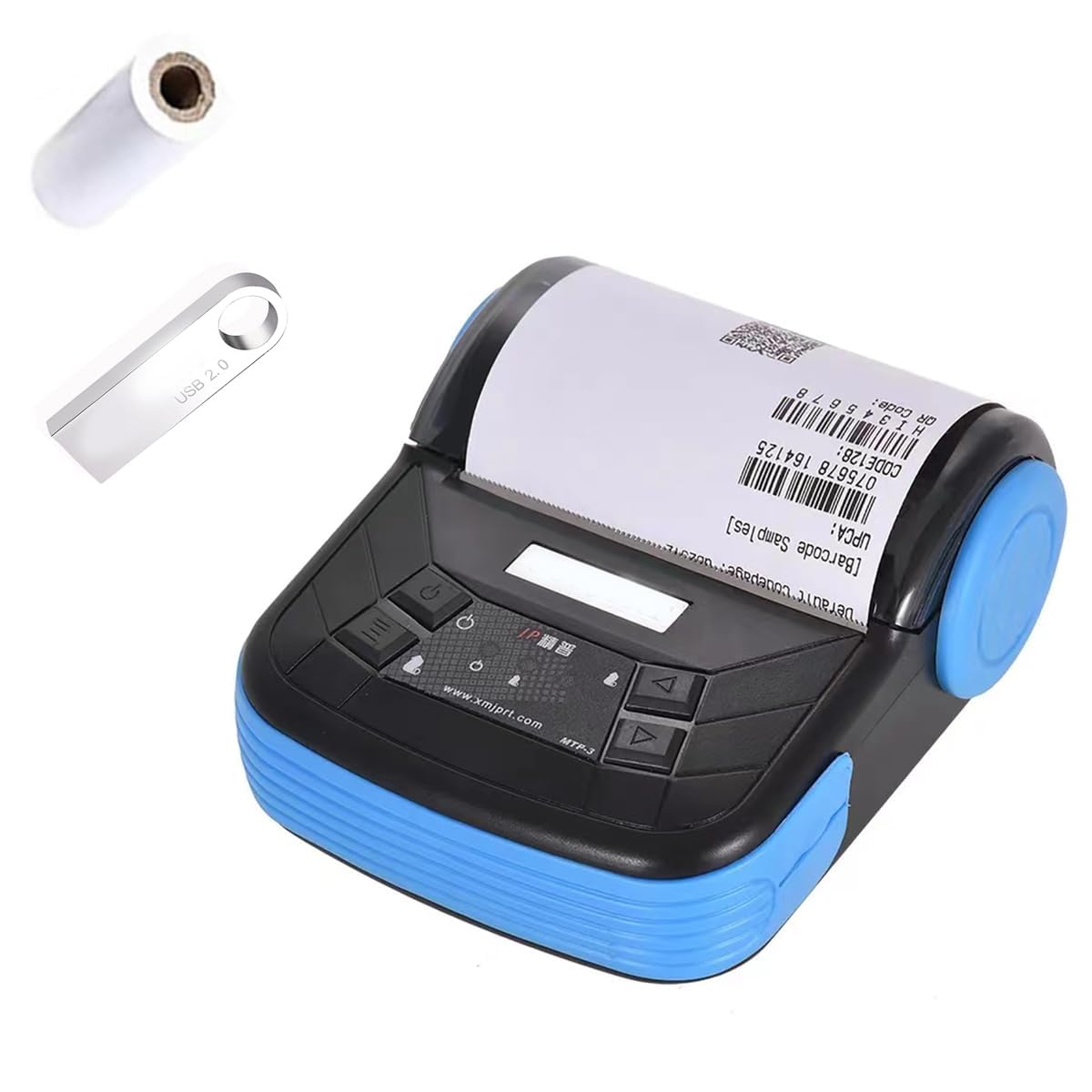 HHOP GOOJPRT MTP-3 80mm BT Thermal Printer Portable Lightweight for Supermarket Ticket Receipt Printing