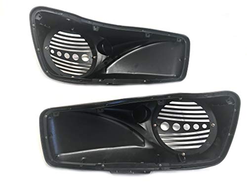 Mutazu 8" Speaker Lids w/Tweeter Port for Harley 2014 up Touring Models
