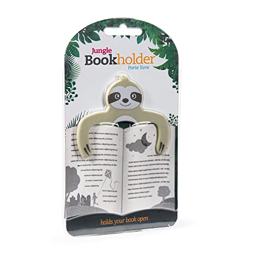 Page Pals Bookmark Bookholder | Page Holder | Music Holder Clip | Music Paper Holder | Magazine, Cookbook | Reading in Bed at Home | Office, Desk, Kitchen Use | Novelty Reading Gift Idea (Sloth)