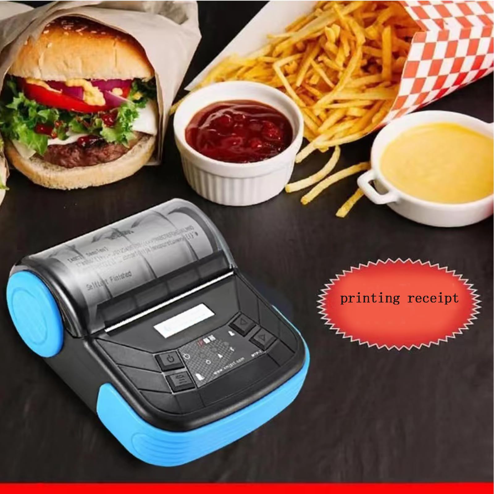 HHOP GOOJPRT MTP-3 80mm BT Thermal Printer Portable Lightweight for Supermarket Ticket Receipt Printing
