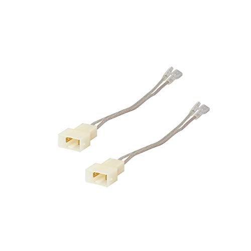 RED WOLF Door Speaker Wire Harness Replacement for Honda 1986-2019 Civic Accord Odyssey CRV Aftermarket Speaker Adapter Connector Replace Install 2 PCS