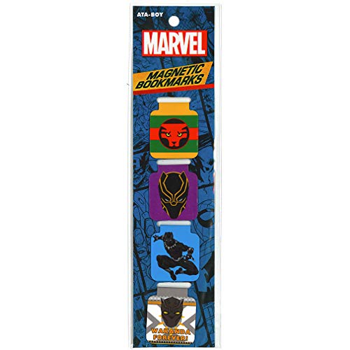 Ata-Boy Black Panther Bookmark, Marvel Magnetic Bookmarks (4 Set) Black Panther Assort Gifts & Merchandiseā¦