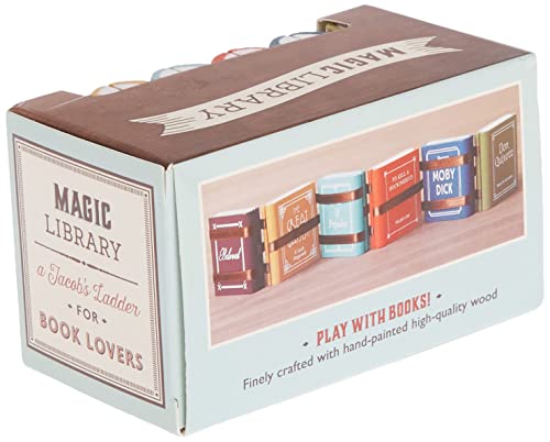 Chronicle Books Magic Library: A Jacob's Ladder for Book Lovers (Office Décor, Desktop Decorations, Cute Desk Decorations, Gifts for Book Lovers)