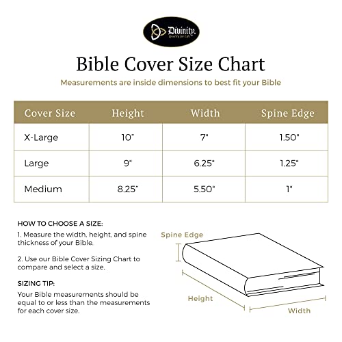 Flying Eagle Be Strong Take Heart Navy Blue X-Large Faux Leather Bible Cover