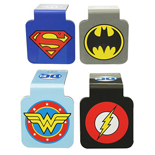 Ata-Boy Justice League Bookmark, Logo Magnetic Bookmarks (4 Set) DC Comics Gifts & Merchandise…