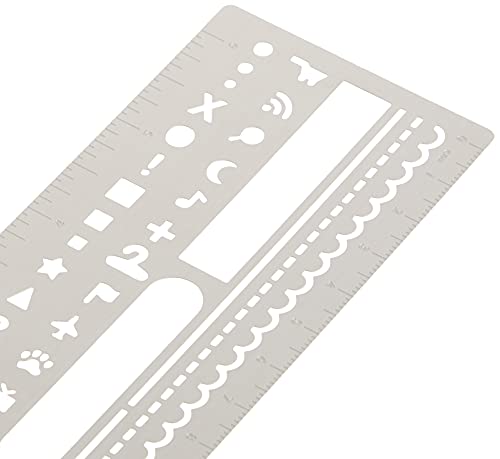 Metal Stencil Bookmark for Bullet Journals