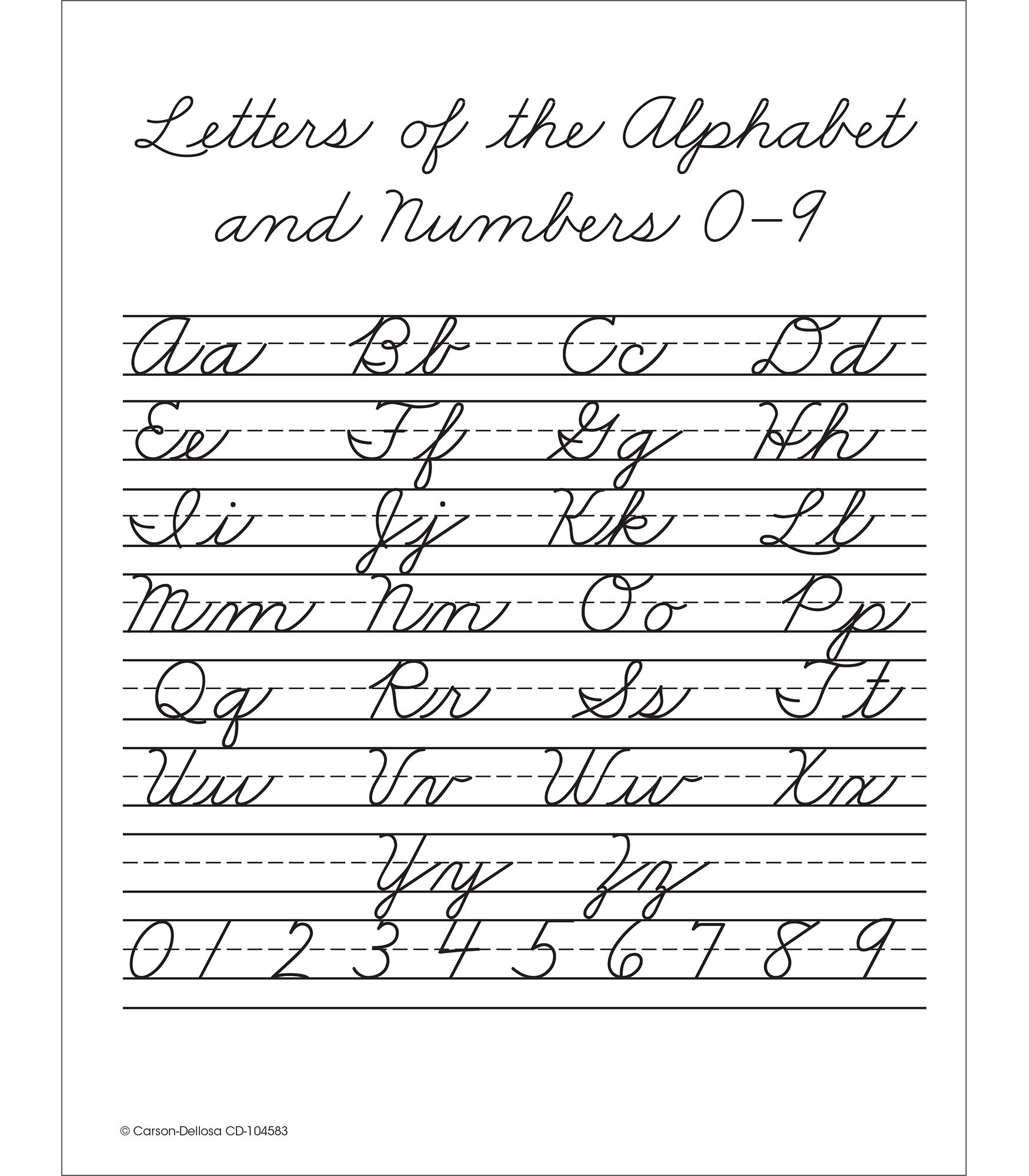 Beginning Traditional Cursive Handwriting Workbook for Kids, Handwriting Practice for Cursive Alphabet and Numbers (Learning Spot)