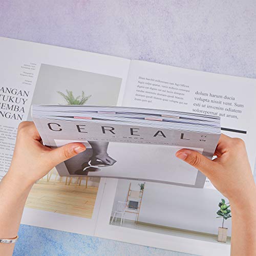 10 Pieces Magnetic Bookmarks Magnet Page Markers Assorted Book Markers Set for Students Reading (Floral Syle, 2.3 x 0.8 Inch)