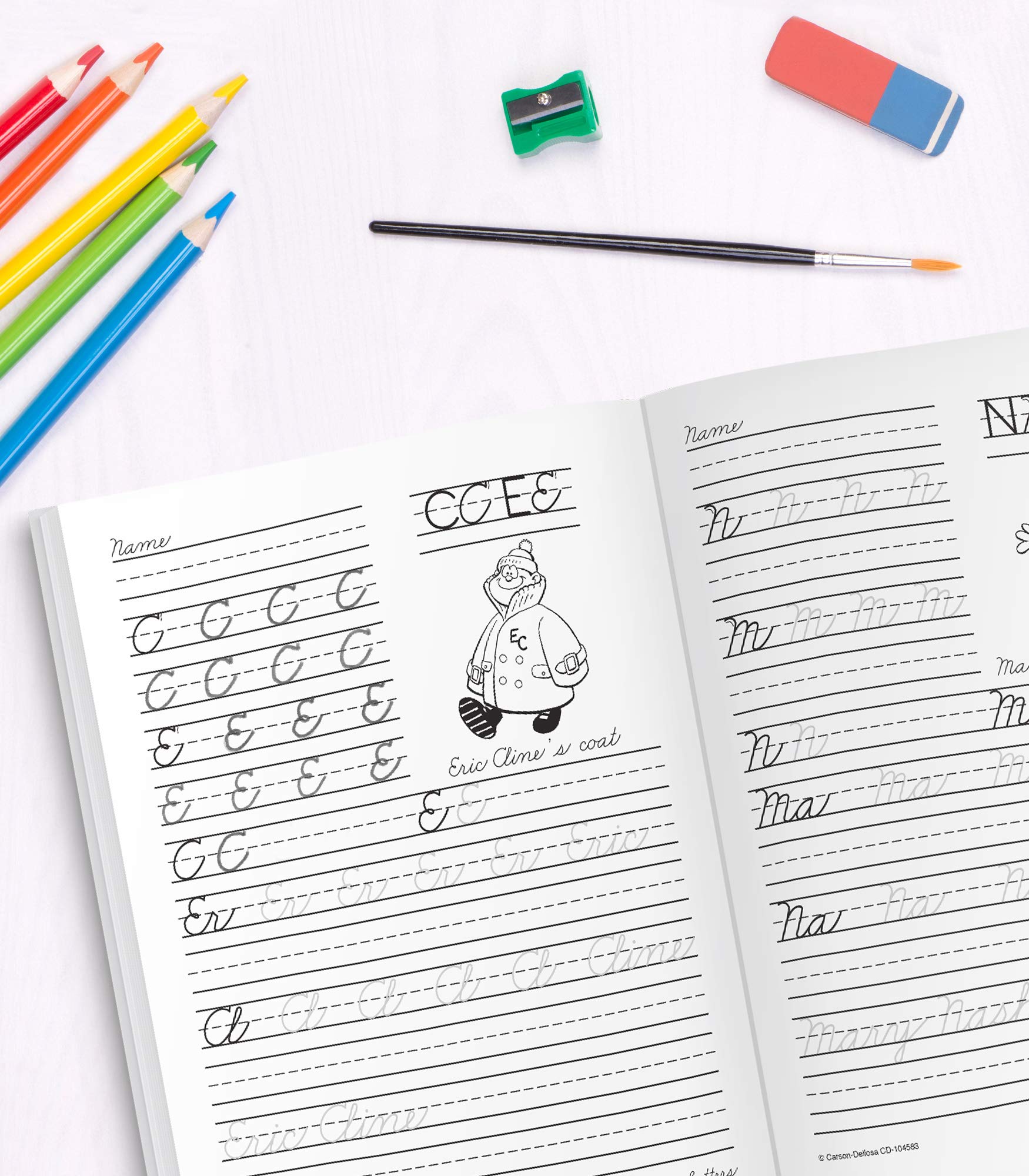 Beginning Traditional Cursive Handwriting Workbook for Kids, Handwriting Practice for Cursive Alphabet and Numbers (Learning Spot)