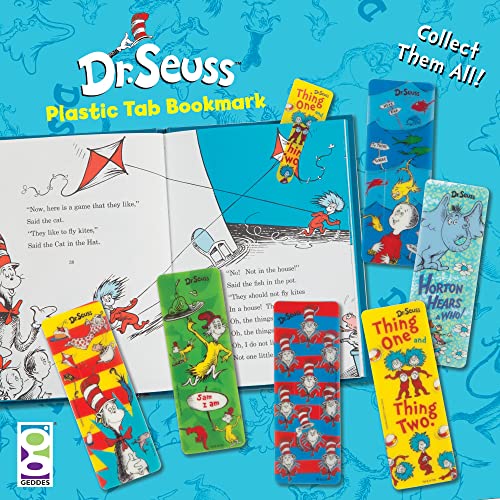 Raymond Geddes 70416 Dr. Seuss Dr. Seuss Assorted Tab Bookmarks for Kids (Pack of 48)