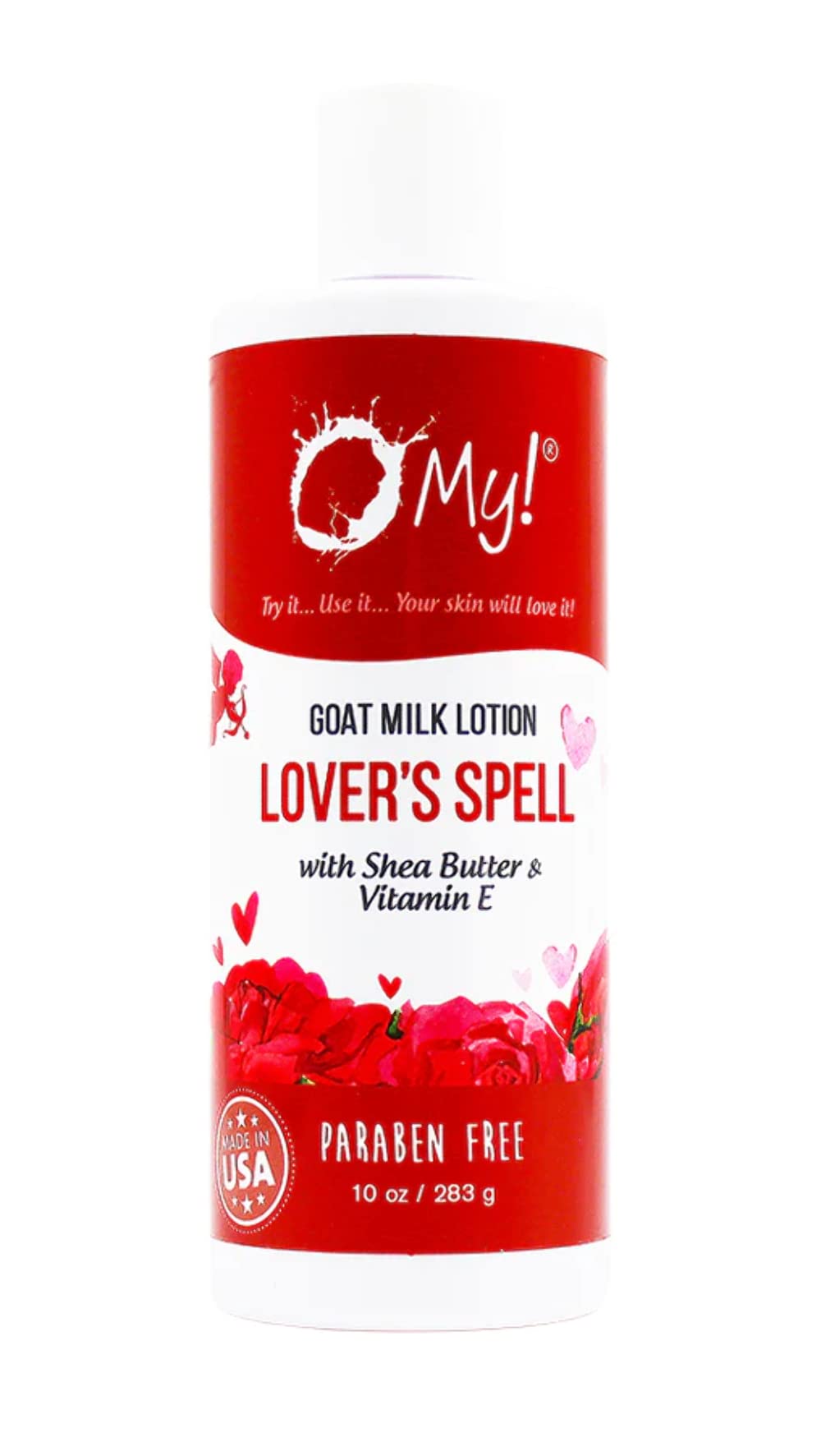 O My! Goat Milk Lotion | Made with Farm-Fresh Goat Milk | Shea Butter and Vit E | Free of Parabens & More | Handcrafted in USA
