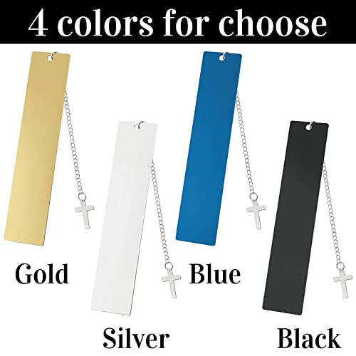 Personalized Bookmarks- Metal Custom Bookmarks Engraved Photo Text- Stainless Steel Customized Bookmark for Men Women Kids,Teachers,Students,Book Lovers Gifts for Valentine's Day,Birthday