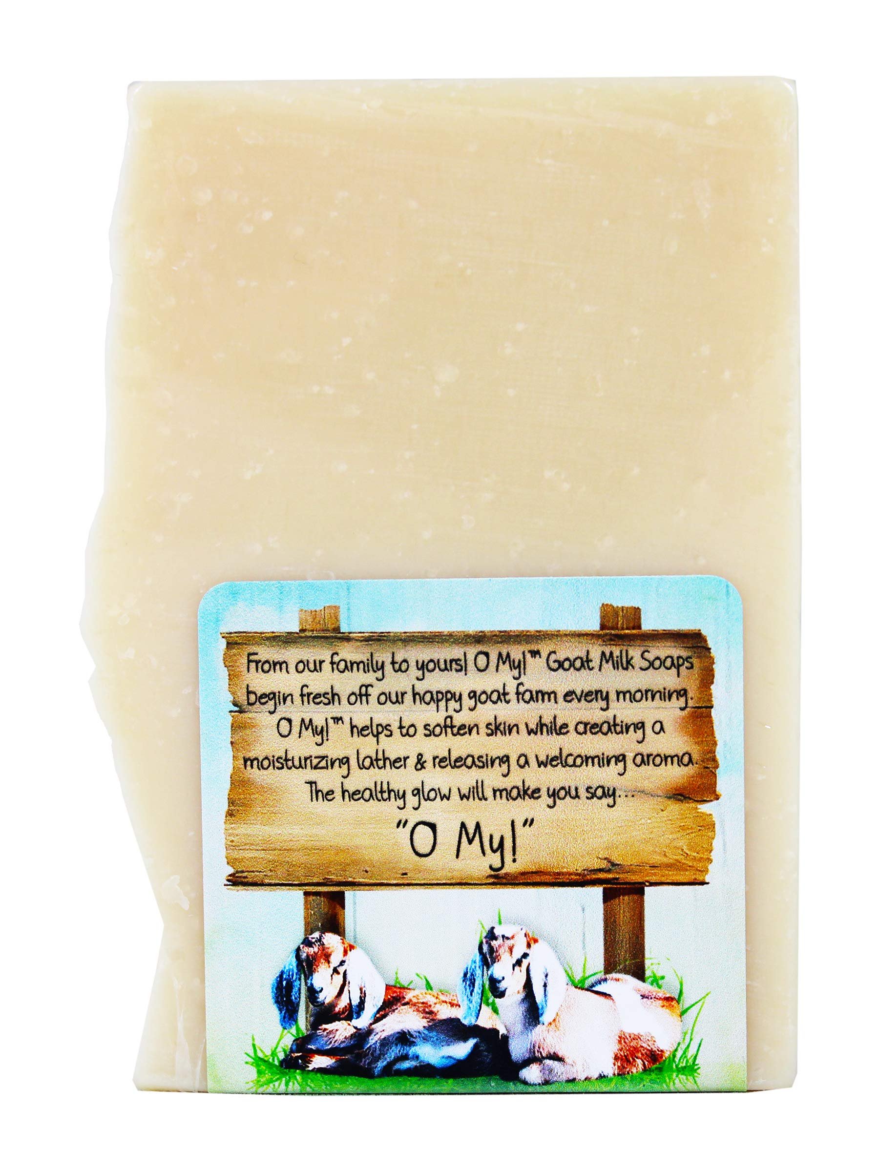 O My! Goat Milk Lotion | Made with Farm-Fresh Goat Milk | Shea Butter and Vit E | Free of Parabens & More | Handcrafted in USA