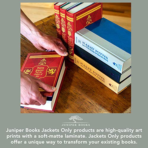Juniper Books Harry Potter Castle and Owl Neutral Edition DUST Jackets ONLY | Custom Dust Jackets for Your 7-Volume Hardcover Harry Potter Book Set published by Scholastic | Books NOT Included