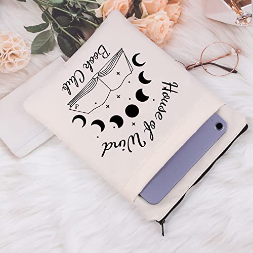 MNIGIU Bookworm Gift House of Wind Book Sleeve Velaris Gift Acotar Book Protector Cover Book Lover Gift Booktok Merchandise (House of Wind)