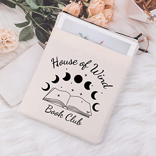 MNIGIU Bookworm Gift House of Wind Book Sleeve Velaris Gift Acotar Book Protector Cover Book Lover Gift Booktok Merchandise (House of Wind)