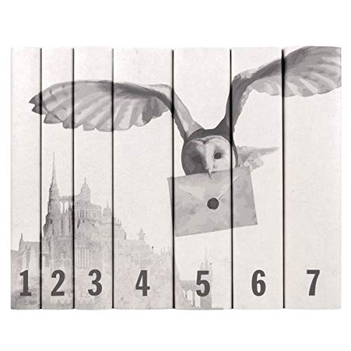 Juniper Books Harry Potter Castle and Owl Neutral Edition DUST Jackets ONLY | Custom Dust Jackets for Your 7-Volume Hardcover Harry Potter Book Set published by Scholastic | Books NOT Included