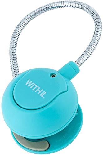 WITHit Clip On Book Light – Paisley Pattern – LED Reading Light with Clip for Books and eBooks, Reduced Glare, Portable and Lightweight, Cute Bookmark Light for Kids and Adults, Batteries Included