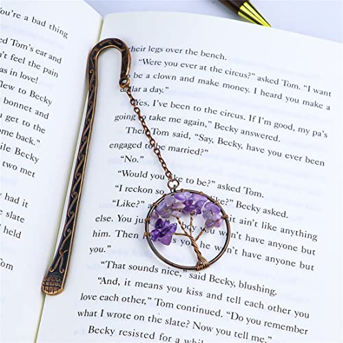 Bookmarks Vintage Style Metal Bookmark Page Marks for Woman Men Students Teen, 2PCS