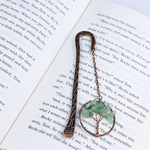 Bookmarks Vintage Style Metal Bookmark Page Marks for Woman Men Students Teen, 2PCS