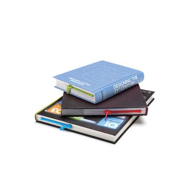 Creative Color Zipper Bookmark Plastic Book Mark Page Folder for School Library Office Home Use Book Reading Gift (Multicolor)