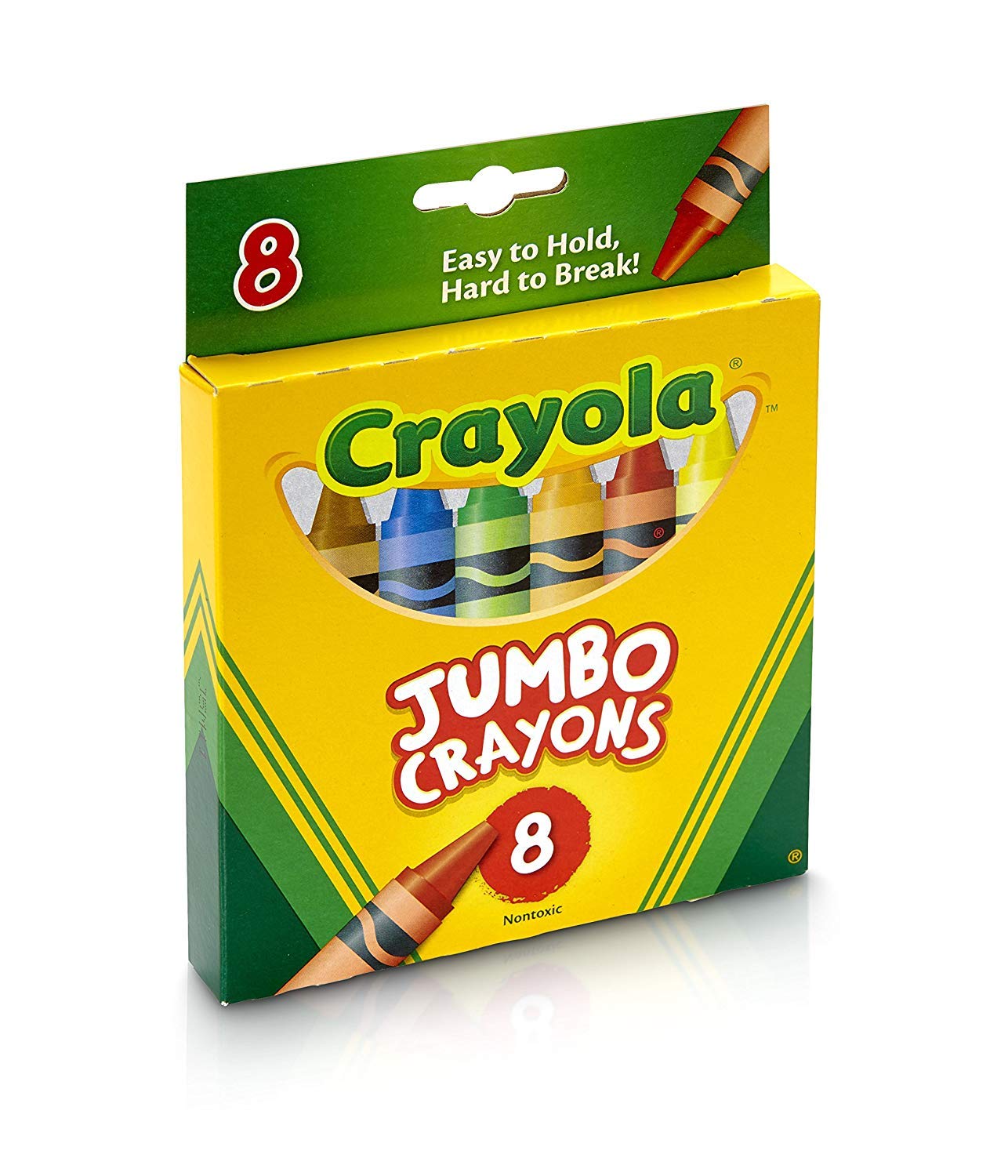 Crayola Jumbo Crayons, 8 Toddler Crayons, Assorted Colors