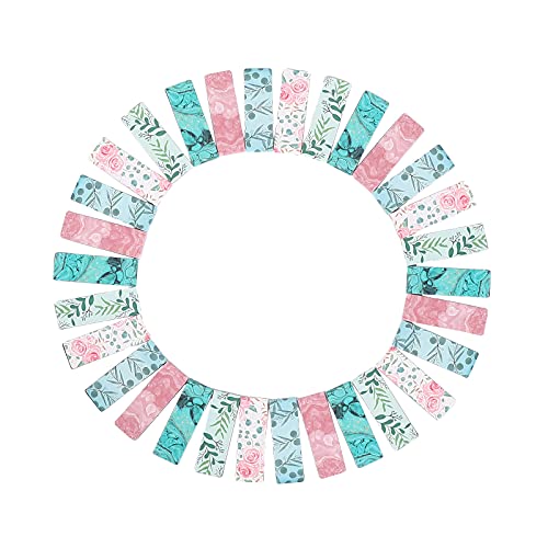 Magnetic Bookmarks 30 Pieces, Magnet Page Markers Set (5 Designs)