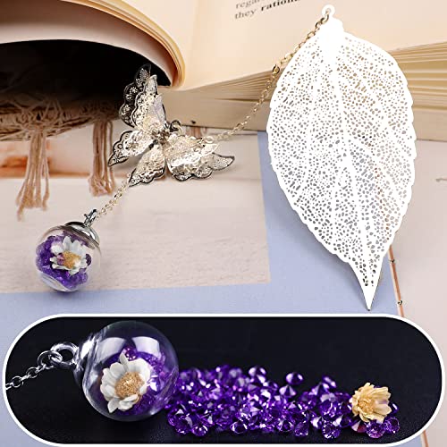 Toirxarn Handcrafted Metal Leaf Bookmark - Personalized Gift for Book Lovers, Teachers, and Women's Birthdays